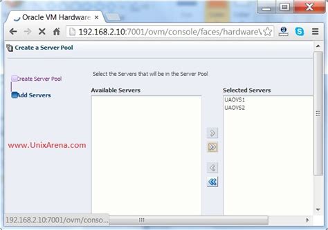 How To Create A Server Pool On Oracle Vm Unixarena