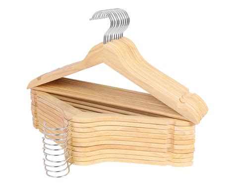 קולב עץ קולבים קולב בגדים קולבים לבגדים סט של 20 יחידות אייבורי מחשבים וסלולר