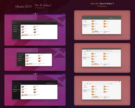 Ubuntu Nuv And Ubuntu Classic Theme For Windows 11 Cleodesktop
