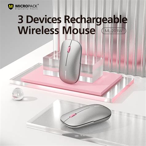 Micropack Wireless Mouse For Computer Laptop Tablet And Phone