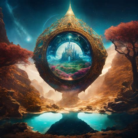 Lexica Underwater Long Exposure Photography A Giant Flying Temple
