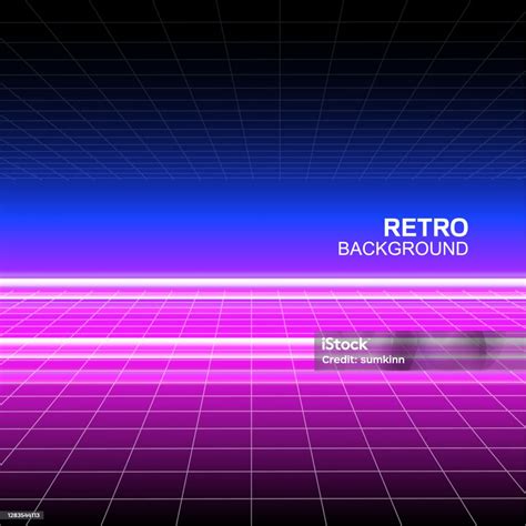 Synthwave Retro Poster Design Stock Illustration Download Image Now