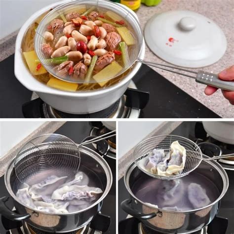 Stainless Steel Frying Strainer Chef Choice Depot