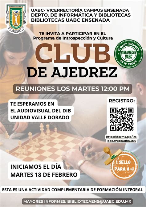Club de Ajedrez | QueHacer Cimarrón UABC