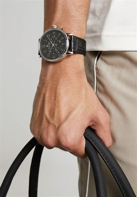 Tommy Hilfiger Daniel Ceas De Mână Schwarz Negru Zalando Ro