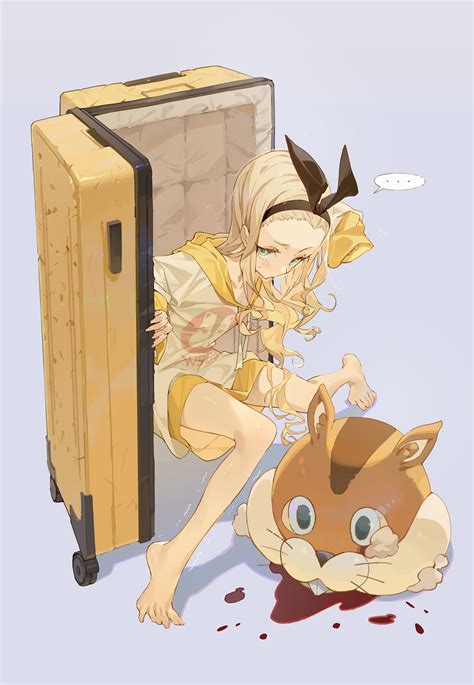 Hxxg Kurumi Lycoris Recoil Lycoris Recoil Absurdres Highres 1girl Black Hairband Blonde