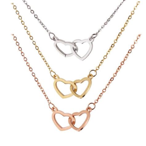 Interlocking Heart Necklace Worldnetts