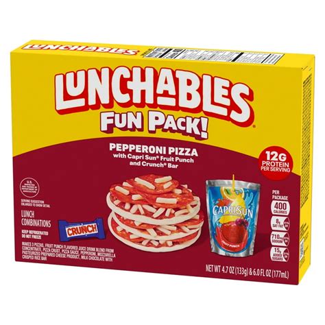 Lunchables Pizza Calories