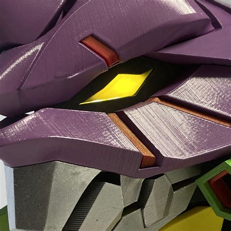 3d File Evangelion Eva 01 Head Statue 👾・3d Printing Idea To Download・cults