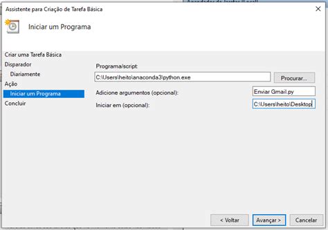 executar código em python automaticamente