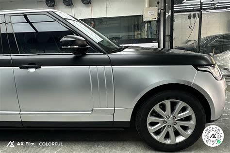 路虎行政版 哑光车衣电光金属银