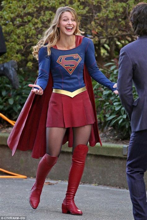 Melissa Benoist Back On Set Of Supergirl After Filing For Divorce