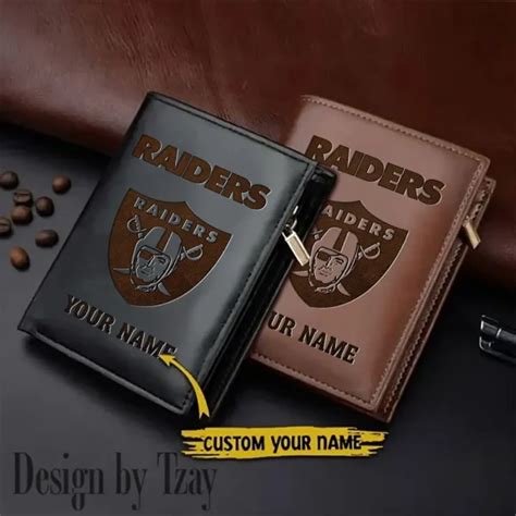 Las Vegas Raiders Men Slim Vertical Wallets New 2025 Sptlvw148