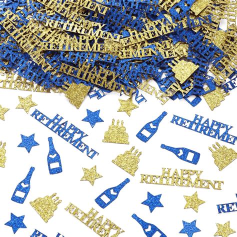 Kreat4joy 200pcs Happy Retirement Decorations Confetti