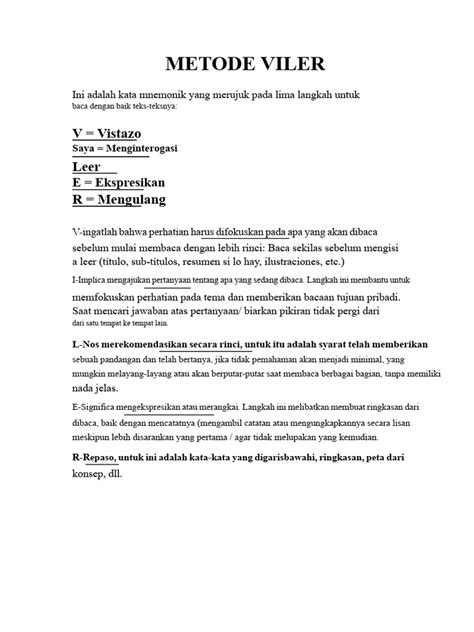 Metode Viler Pdf