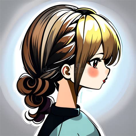 Anime Style Character Illustration Of A Young Girl Character S