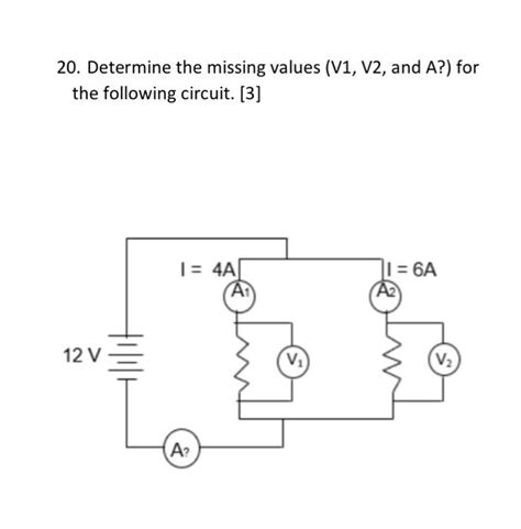 Solved Determine The Missing Values V V And A For Chegg
