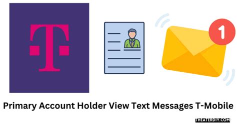 Primary Account Holder View Text Messages T Mobile