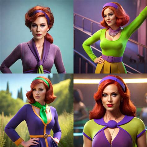 Daphne Blake Mix Costume Designs Realistic3d Ai 12 By Demntox On Deviantart