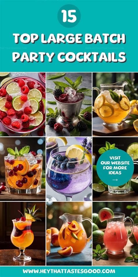 15 Large Batch Party Cocktails For Fun Gatherings In 2025 Batch