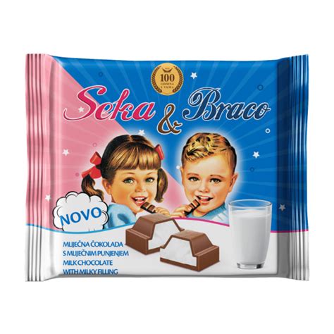 Čokolada Seka I Braco Mliječna Zvečevo U Robin Marketima