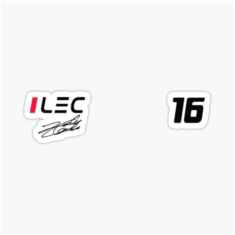Charles Leclerc 16 F1 2024 Sticker For Sale By F1 Studio Redbubble