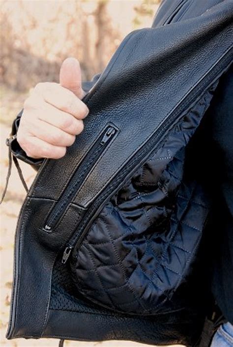 Mens Classic Motorcycle Jacket I Fox Creek Leather