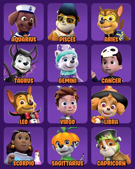 What Are The Names Of All The Paw Patrol Puppies Names