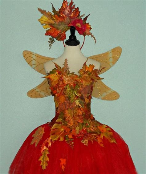 Fairy Costume Woodland Fairy Autumn Leaves By Fairynanaland Woodland