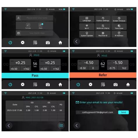 Ophthalmology Vision Screener Portable Auto Hand Refractor For Optic