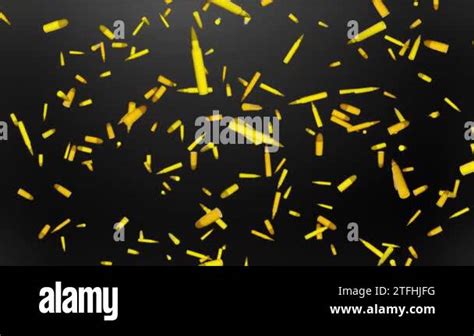 4k 3dfalling Bullets On A Black Background With Depth Of Field 4k Loop