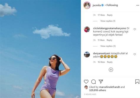 Jessica Mila Super Seksi Di Pantai Astaga Hampir Kelihatan