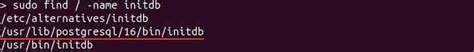 Initdb Command In Linux