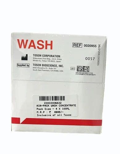 Tosoh Wash Concentrate Immunoassay Analyzing Reagent Aroma Biotech At