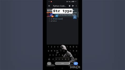 Str Type Python Programminglanguage Programming Pythoncoding
