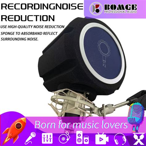 BOMGE Audio Studio Microphone Foam Screen Pop Filter Soundproof Room