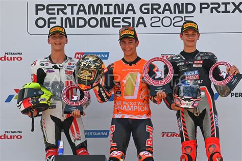Jose Rueda Juara Moto3 Indonesia 2025 Antara Foto