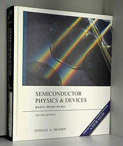 Semiconductor Physics And Devices Basic Principles Abebooks