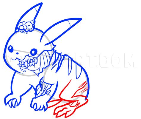 Zombie Pikachu Drawing