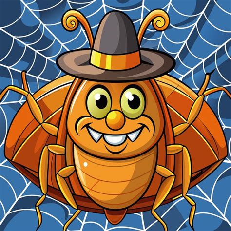 Cockroach In Halloween Commemoration Premium Ai Generated Vector