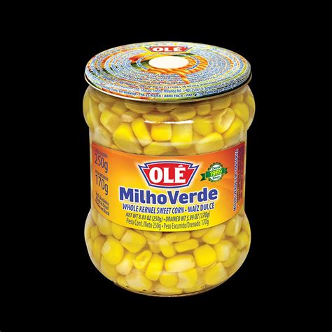 Milho Verde Ole 12x170gr Pote Vidro 1325 Aliancaatacadista