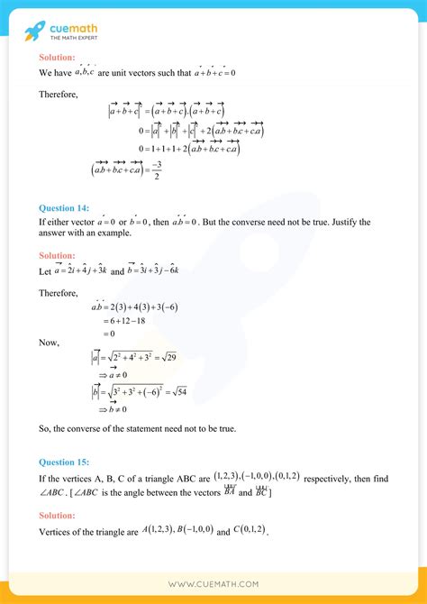 Ncert Solutions For Class 12 Maths Chapter 10 Exercise 103 Vector Algebra