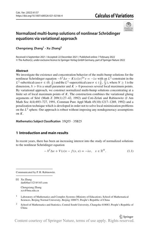 Normalized Multi Bump Solutions Of Nonlinear Schrödinger Equations Via