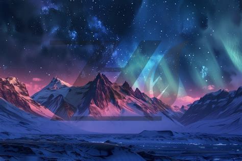 دانلود پس زمینه لپ تاپ آسمان پرستاره شب با چشم انداز کوه دانلود رایگان فایل لایه باز، Psd