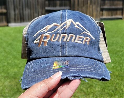 4runner Compass Cap Flat Bill Dark Heather Gray Etsy