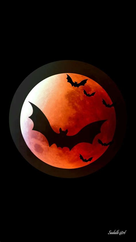 Marvel Wallpaper With Full Moon And Bats