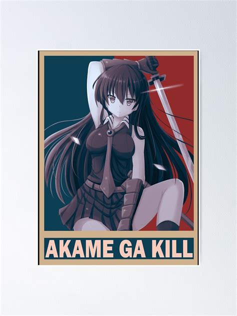 Akame Ga Kiru Tatsumi Mine Leone Najenda Poster For Sale By