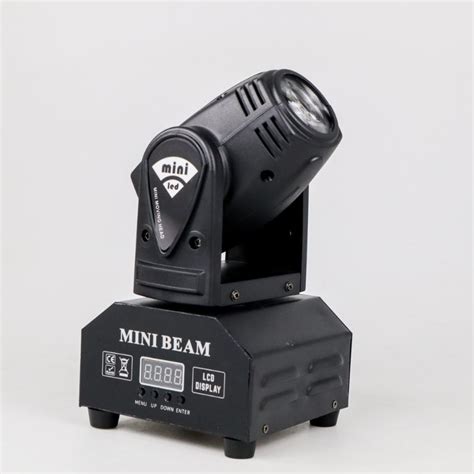 Jual Moving Beam Mini Shehds Sorot Panggung Spotlight Led Rgb Moving Head Beam Dmx 10 W Shopee