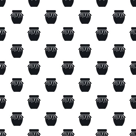 Jam Jar Pattern Simple Style 14700499 Vector Art At Vecteezy