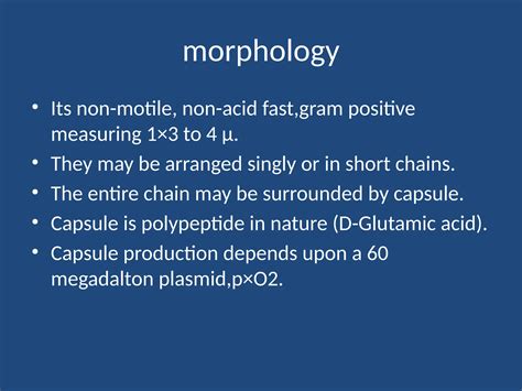 Bacillus Anthrax A Overview Of Slideshare Ppt